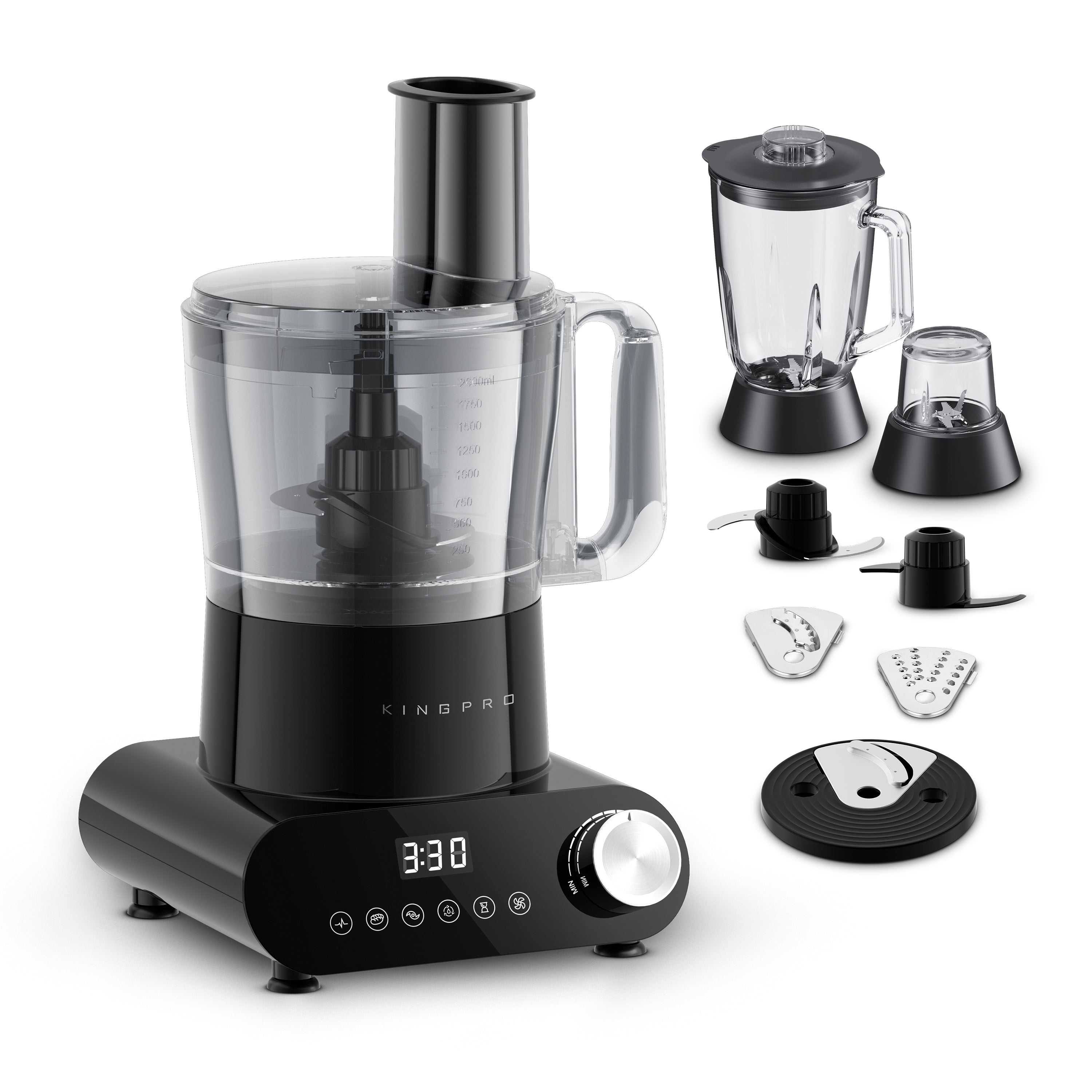 KINGPRO KMR988 ClawMax Mutfak Robotu & Blender Set